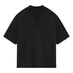Fear Of God Ss24 V Neck T-shirt 'jet - Black