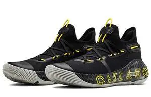 Under Armour Curry 6 "thank You" Athletic Sneakers - Black