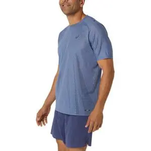 Asics Metarun Running T-shirt - Denim Blue