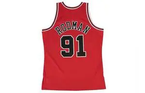 Mitchell & Ness Nba Chicago Bulls 97-98 Dennis Rodman Jersey - Red
