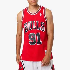 Mitchell & Ness Nba Chicago Bulls 97-98 Dennis Rodman Jersey - Red