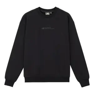 NEW BALANCE New Balance Casual Sweatshirt Asia Sizing 'black' Black/white