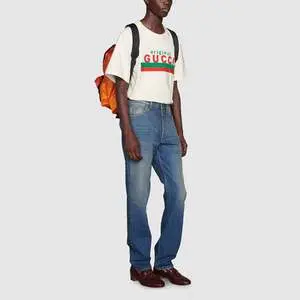 Gucci Original Print Oversize T-shirt - White
