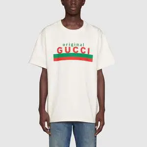 Gucci Original Print Oversize T-shirt - White