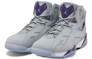 JORDAN True Flight Sneakers - Wolf Grey/purple