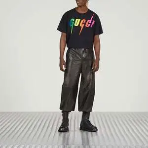 Gucci Rainbow Blade Tee 'black - Black/multicolor