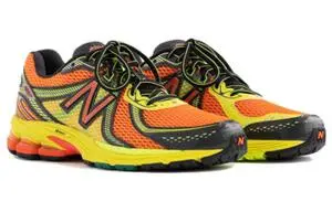 NEW BALANCE X Aimé Leon Dore 860 V2 Sneakers - Orange/yellow