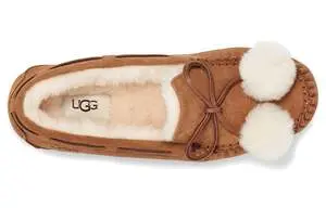 UGG Dakota Bow Pom Slipper - Chestnut