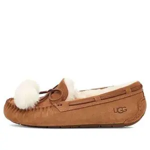 UGG Dakota Bow Pom Slipper - Chestnut