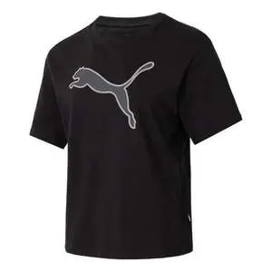 PUMA Graphic Sport T-shirt - Black/grey