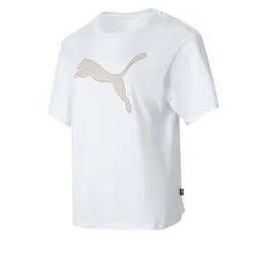 PUMA Graphic Sport T-shirt - White/beige