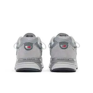 NEW BALANCE 990 V4 Core 'made In Usa Grey' Sneakers - Grey/silver