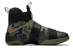 Nike Lebron Zoom Soldier 'army Camo' Basketball Shoes - Black