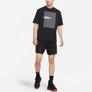 JORDAN 23 Engineered Mesh Sports Round Neck Short Sleeve