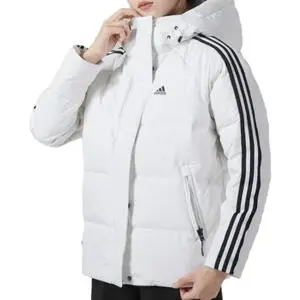Adidas Puffer Down Jacket With Three Stripes