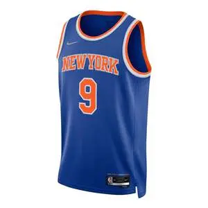 Nike X Nba New York Knicks "rj Barrett 9" Jersey - Blue
