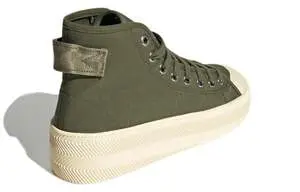 Adidas Nizza Parley High Top Sneakers - Olive Green