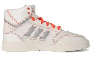 Adidas Originals Drop Step High Top Sneakers - White/orange