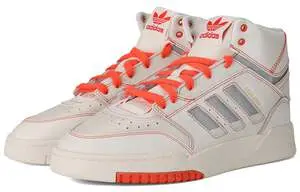 Adidas Originals Drop Step High Top Sneakers - White/orange