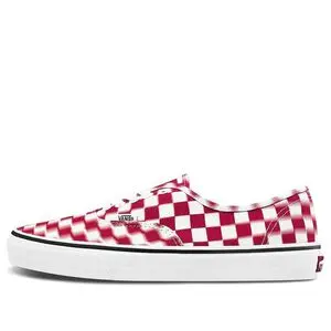 VANS Authentic "blur Check" Sneakers - Red/white