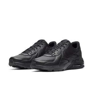 Nike Max Excee Leather Sneakers - Black