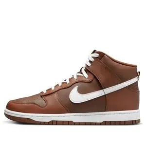 Nike Nike Dunk High "Chocolate" Brown/white