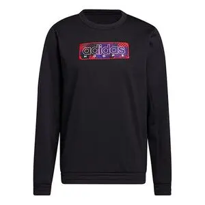 Adidas Basketball Fleece Lined Pullover - Black