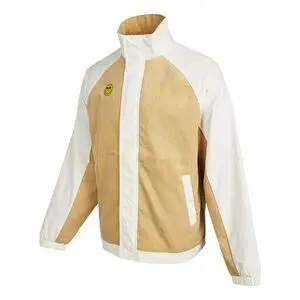 Adidas Neo U Smly Jkt Casual Sports Smiling Face Pattern Jacket Khaki - Default Color