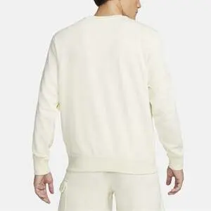 Nike Club French Terry Crewneck - White