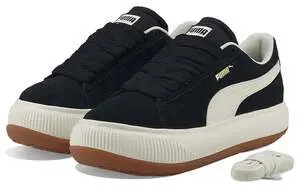 PUMA Suede Mayu Up Platform Sneakers - Black/white