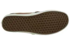 VANS Atwood Leather Lace Up Sneakers - Brown