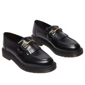 Dr. Martens Adrian Loafers With Horsebit Detailing - Black