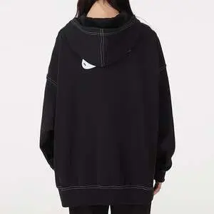 Nike Embroidered Logo Hoodie - Black