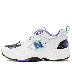 NEW BALANCE 608 Low Top Sneakers - White/purple
