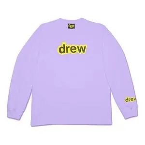 Drew House Logo Crewecnk Long Sleeve T-shirt - Lavender