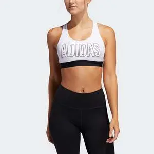 Adidas Donasia Sizing 't Rest Alphaskin Padded Bra 'white Black