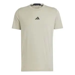 Adidas Designed For Training Workout T-shirt 'green - Silver Pebble