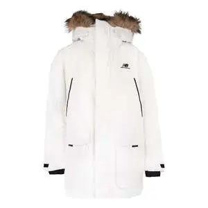 NEW BALANCE Down Parka - White/black