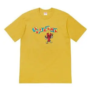 Supreme Supreme Ss19 Dynamite Tee Printing Short Sleeve Unisex Yellow Yellow