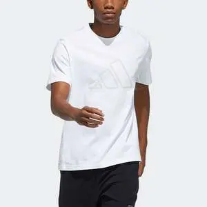 Adidas Th Tee Techgfx Logo Printing Sports Training Short Sleeve