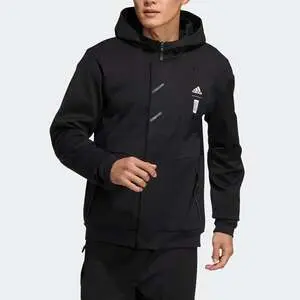 Adidas Printing Logo Sports Hooded Jacket