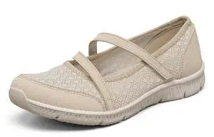 Sketchers Be-cool Mary Jane Flat - Beige