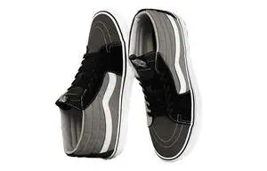 VANS Sk8-mid "off The Wall" Sneakers - Black/white/gray