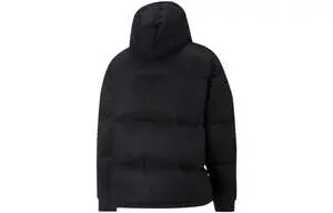 PUMA Faux Leather Down Jacket - Black