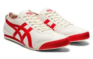 Onitsuka Tiger Mexico 66 Athletic Sneakers - Cream White/red