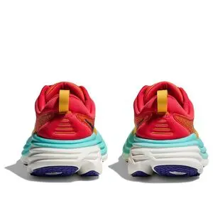 Hoka One One Bondi 8 Athletic Shoes - Cerise/cloudless