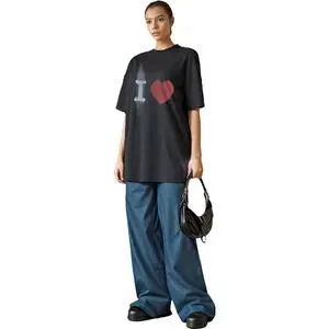 Balenciaga Large Fit 'i Love' T-shirt