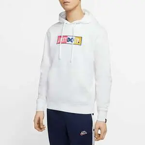Nike Just Do It" Hoodie - White