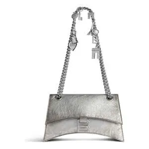 Balenciaga Crush Small Chain Bag - Silver