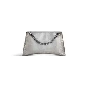 Balenciaga Crush Small Chain Bag - Silver